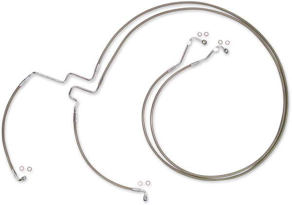 MAGNUM SHIELDING Brake Line - XR - Lower - Stock Length - Stainless ...