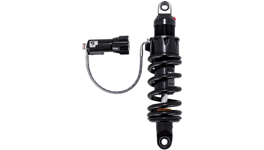 PROGRESSIVE SUSPENSION 465 Series Shocks with Rap - Black - Harley ...