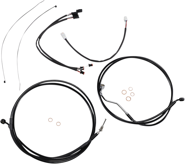 MAGNUM SHIELDING XR Handlebar Installation Kit - Black - 15" - 17" - F ...