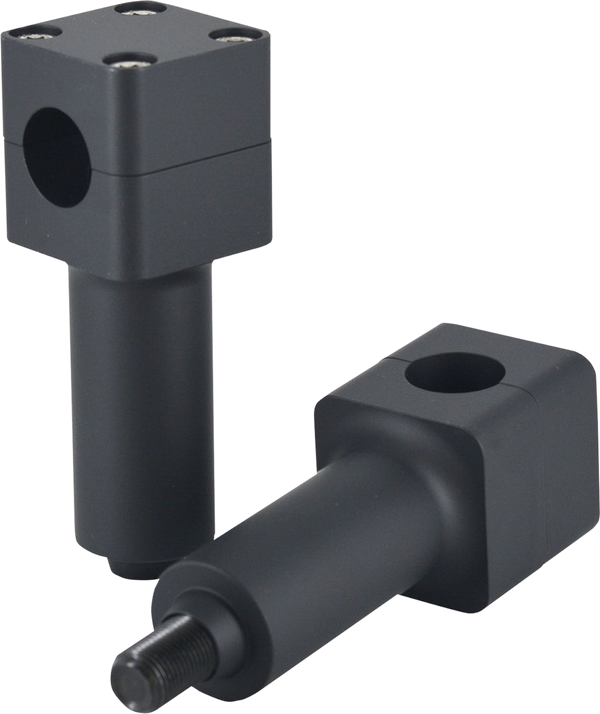 WILD 1 Risers - Springer - 4" - Satin Black - Softail '90-'06 - WO534B ...