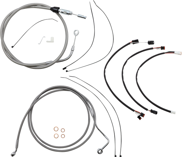 MAGNUM SHIELDING XR Handlebar Installation Kit - Stainless Steel/Chrom ...