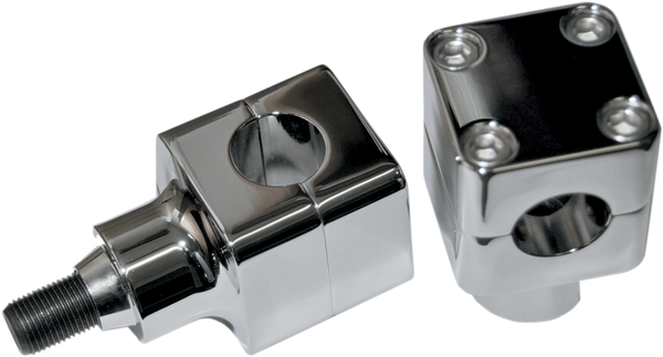 WILD 1 Risers - Stubby - Springer - Chrome - Softail '88-'12 - WO533 ...