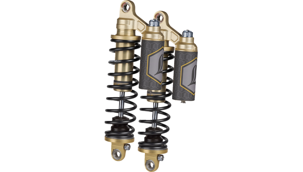 LEGEND SUSPENSION REVO ARC Piggyback Shocks - Heavy Duty - Gold - 13 ...