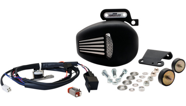 JIMS Forceflow Cylinder Head Cooler Kit - Black - M8 - FL Touring '17 ...