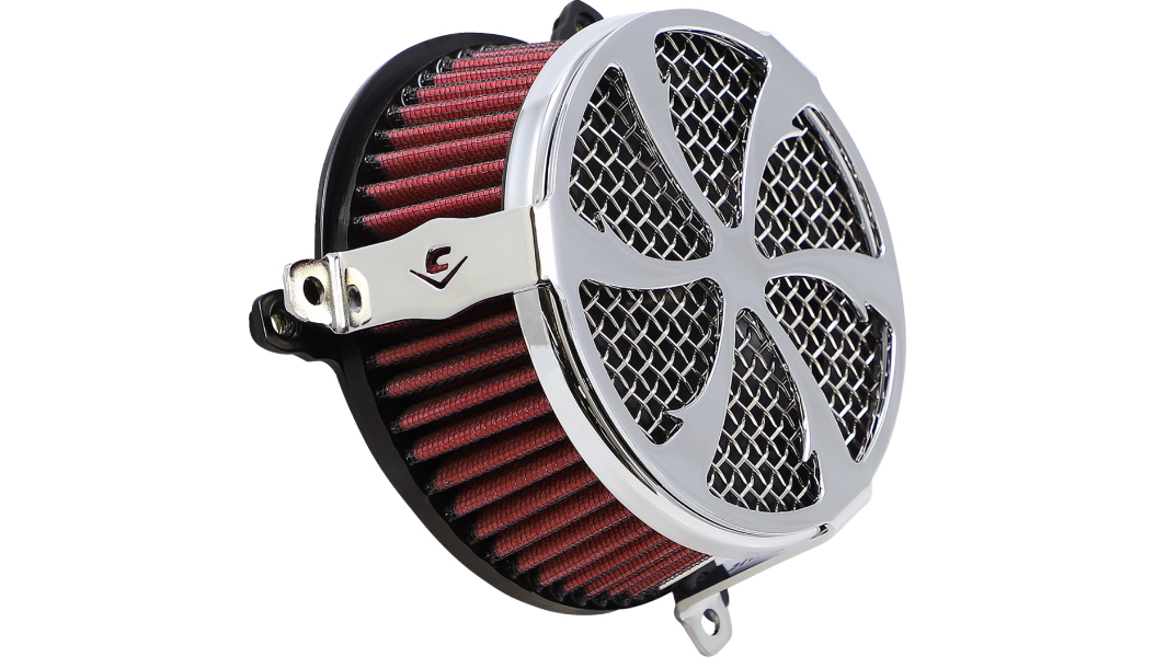 COBRA Air Cleaner Kit - Chrome - Harley-Davidson '99-'17 - 606-0102-01 ...