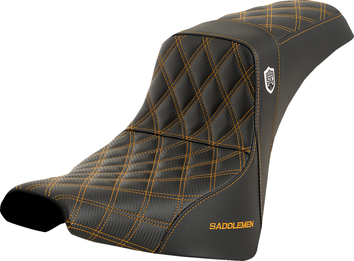 SADDLEMEN Pro Series SDC Performance Seat - without Backrest - Gold ...