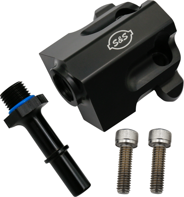 S&S CYCLE Replacement Fuel Rail Kit - Black - M8 Touring '17-'24 - 160 ...