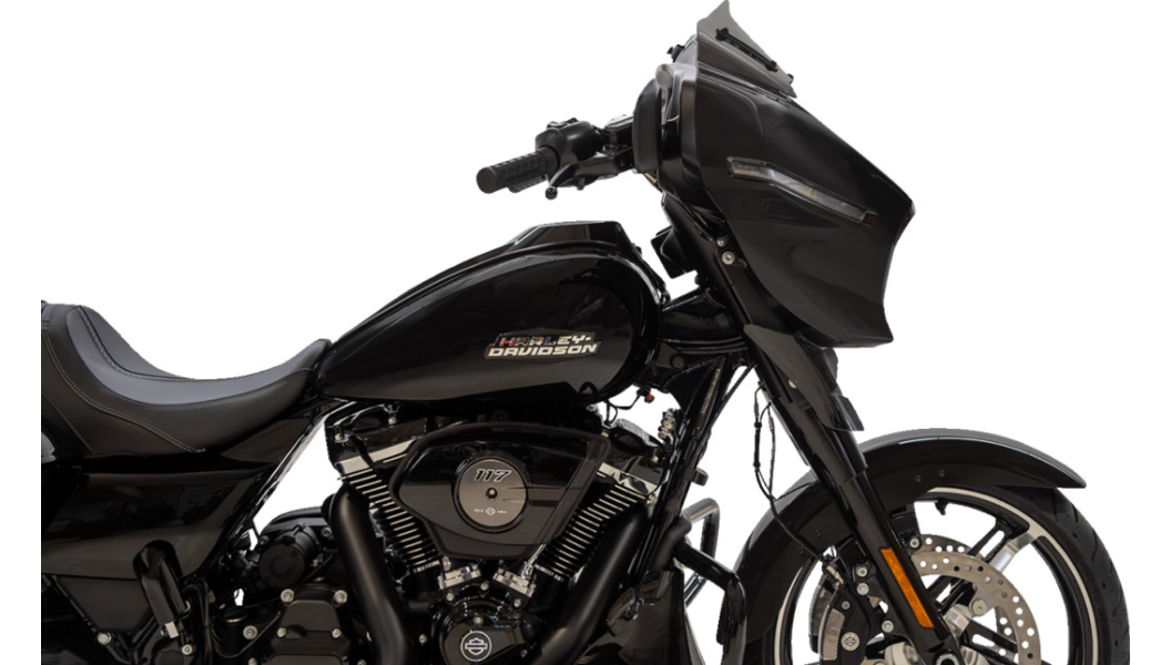 KLOCK WERKS Flare Windshield - 6-1/2" - Tinted - FLHX '23-'25 - KWW-01 ...