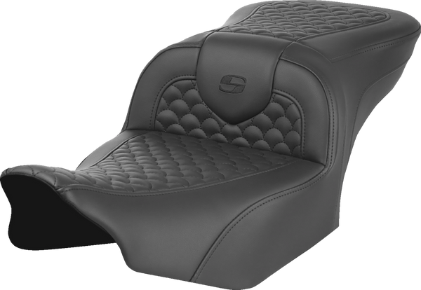 SADDLEMEN Roadsofa Seat - Scallop Stitch - w/o Backrest - FLTR/FLHX '2 ...