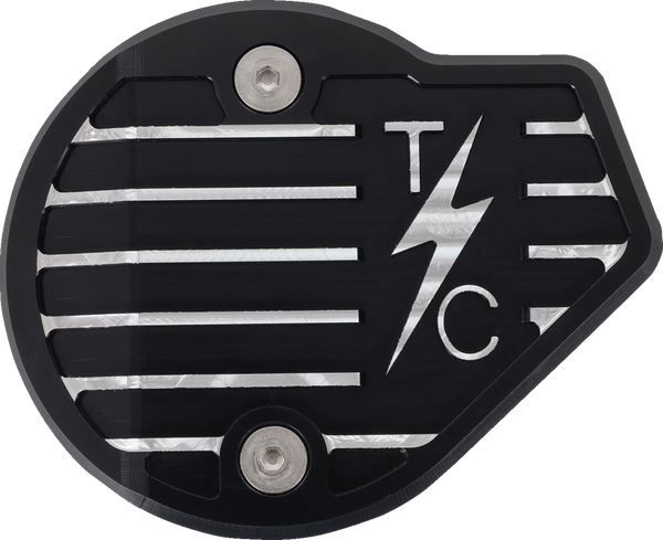 THRASHIN SUPPLY M8 Cam Cover - Gen 2 - Finned - Twice Cut - Black - TS ...