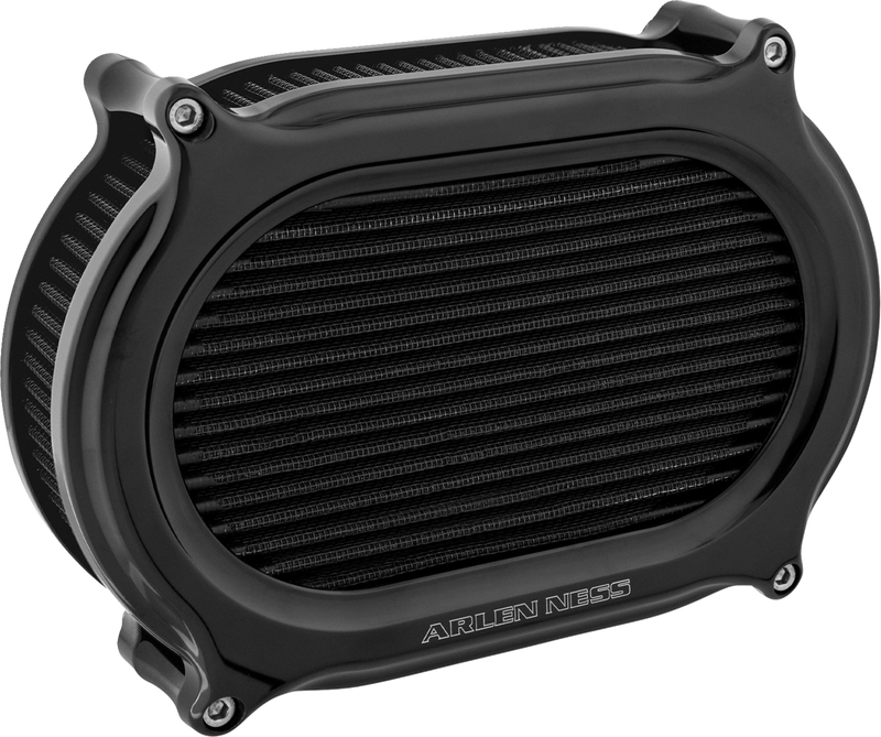 ARLEN NESS Stage 2 Oval Air Cleaner Complete Kit - '17-'24 M8 All Blac ...