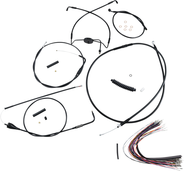 MAGNUM SHIELDING XR Handlebar Installation Kit - Black - 12" - 14" - F ...