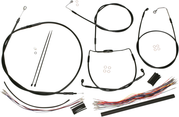 MAGNUM SHIELDING XR Handlebar Installation Kit - Black - 12" - 14" - F ...