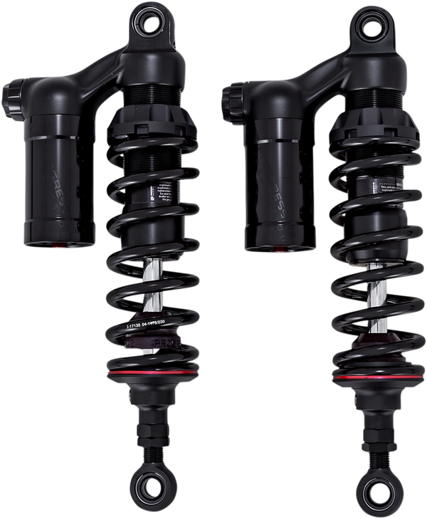 PROGRESSIVE SUSPENSION 990 Series Piggyback Shocks - Black - Harley ...