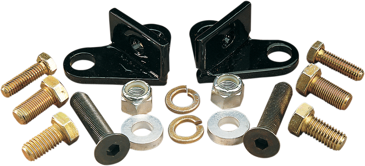 BURLY BRAND Rear Lowering Kit - Black - Lowers 1" - '85-'96 FLT B28-27 ...