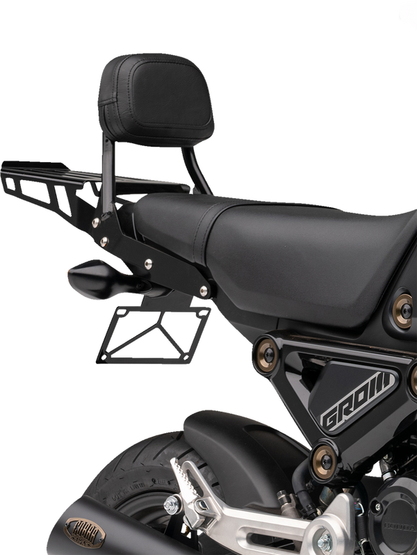 Shop COBRA Sissy Bar Luggage Rack - Black - Honda Grom 2022-2023 - 02 ...