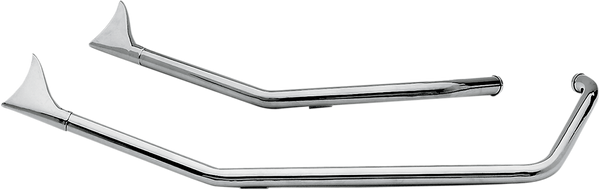 PAUGHCO Fishtail Exhaust - Upswept - '86 - '99 5 Speed Evolution ...